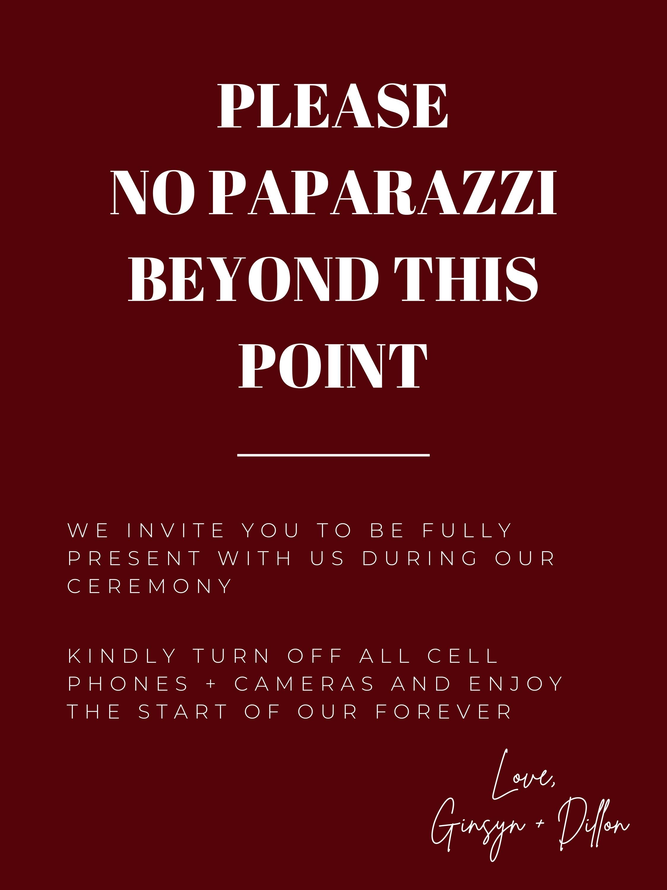 Unique Unplugged Ceremony, Minimalist Décor, Fully Present, No Phones ...