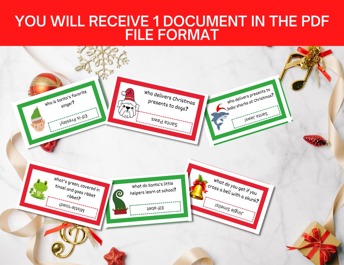 Printable Christmas Jokes | Jokes for Kids | Lunchbox Jokes | Lunch Box ...