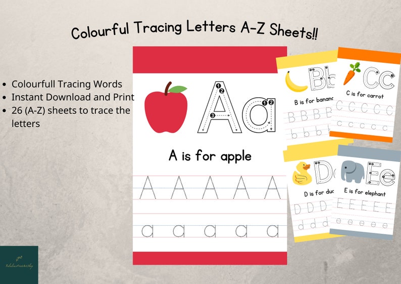 26 Printable Colourful Animated Upper & Lowercase Alphabet Letters ...
