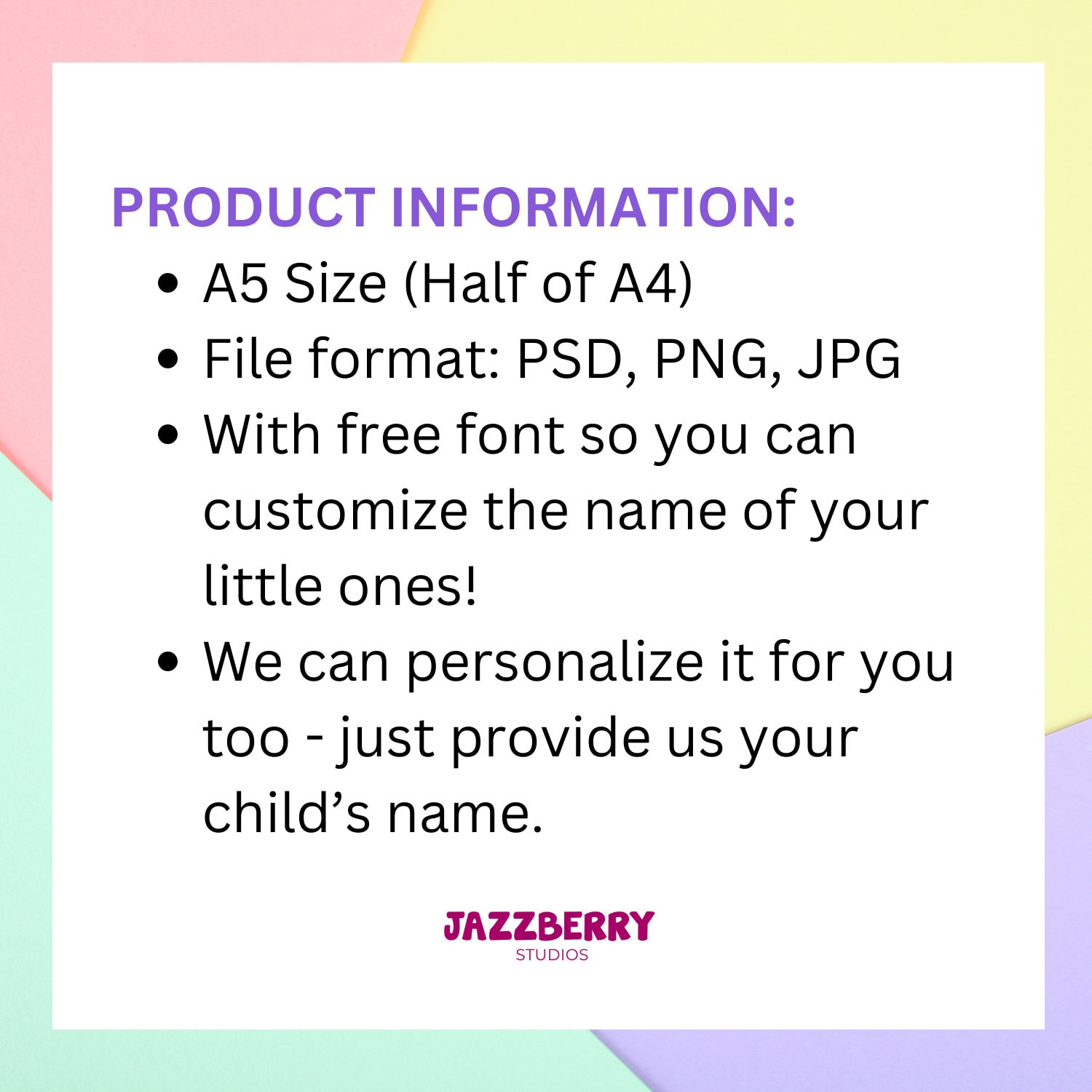 Kids' A5 Writing Pad Template With Free Tracing Font Instant Download ...