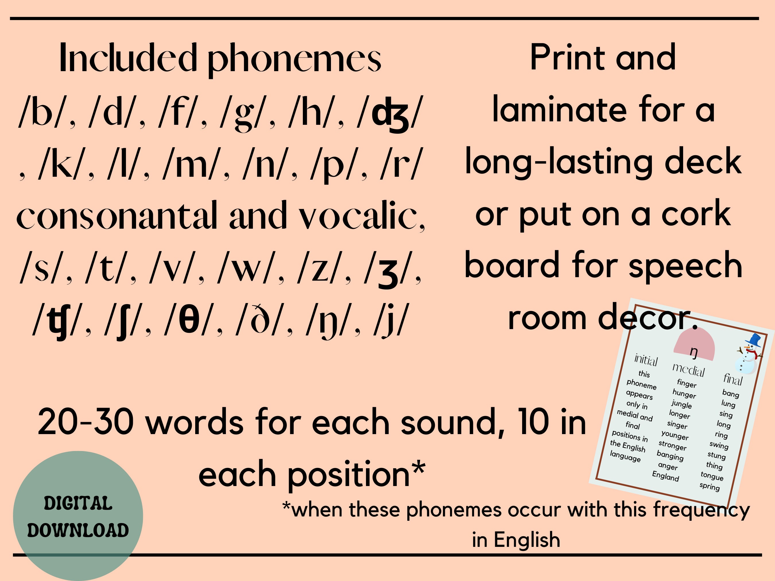 Speech Therapy Articulation Deck, Articulation Cards // Winter Theme ...