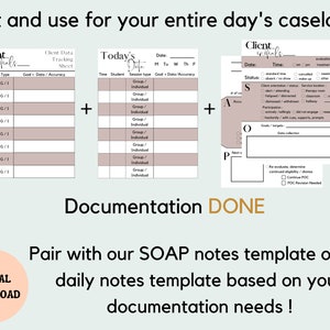 Client Data Sheet // Data Tracking Sheet // Allied Health // SLP, OT ...