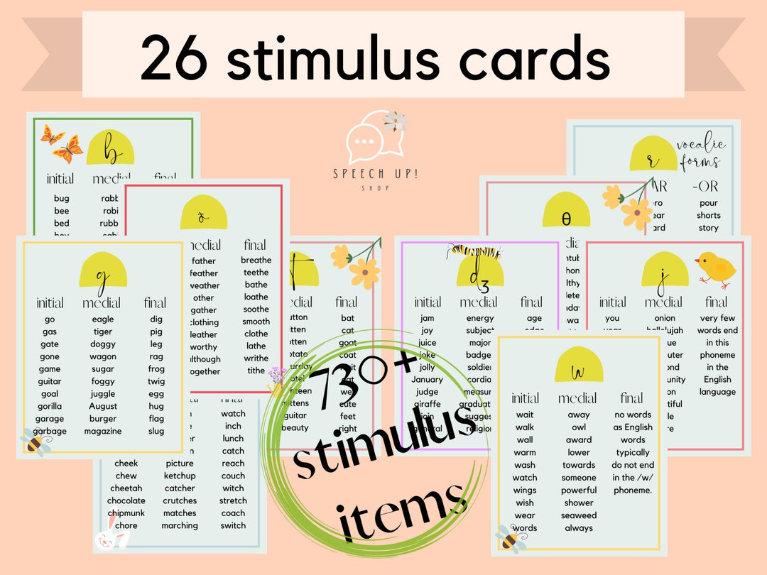 Spring Speech Therapy Articulation Deck, Articulation Cards // Speech ...