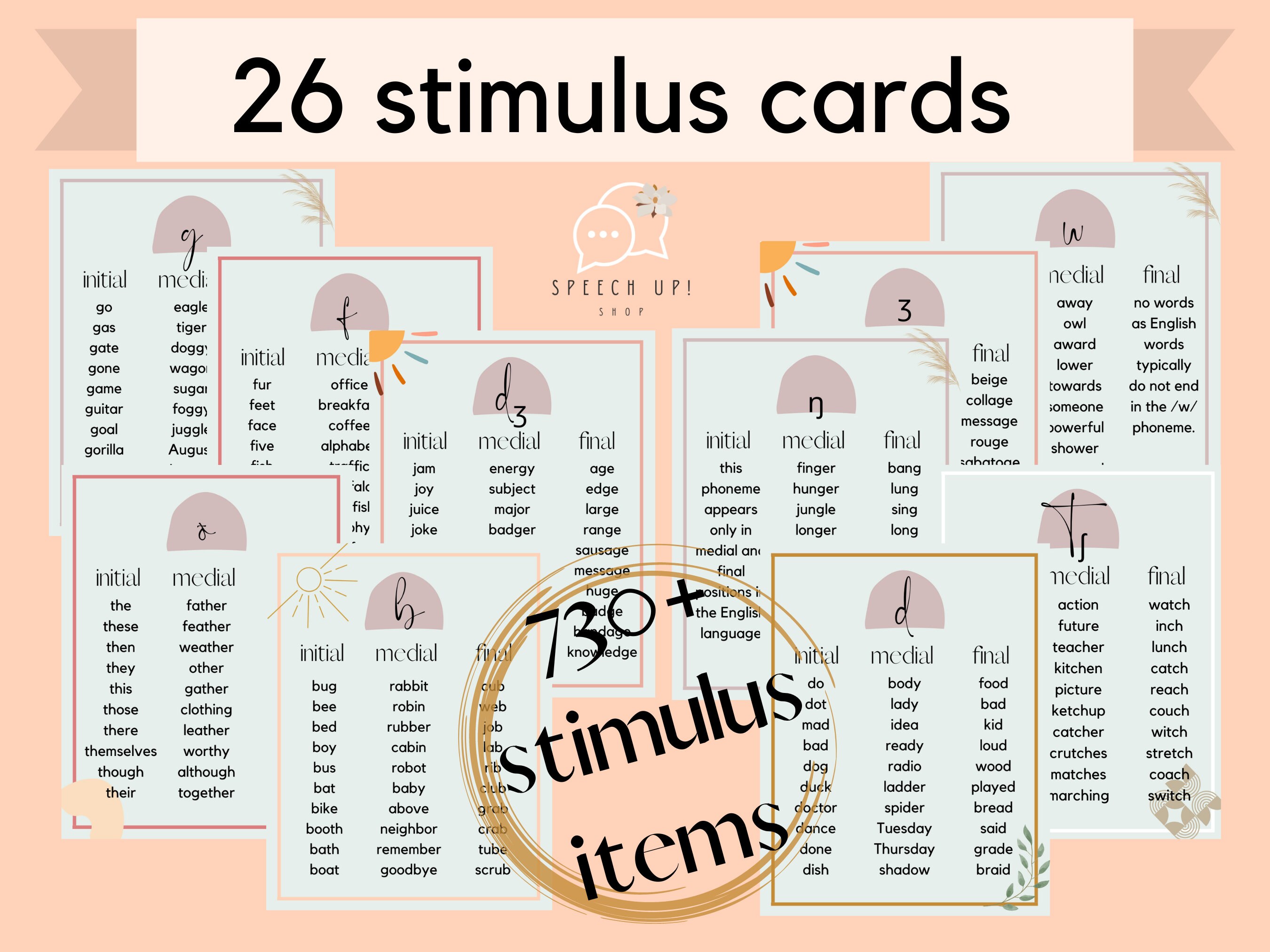 Speech Therapy Articulation Deck, Articulation Cards // Speech Therapy ...