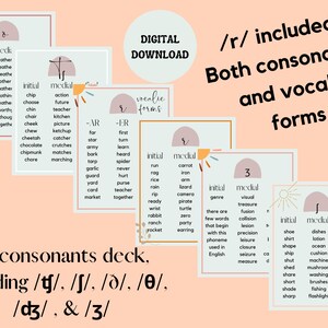 Speech Therapy Articulation Deck, Articulation Cards // Speech Therapy ...