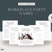 Work Party Games Printable: 8-in-1 Team Building Icebreakers (PDF) - Etsy
