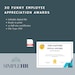 Funny Employee Appreciation Award Certificates: 30 Witty Awards ...