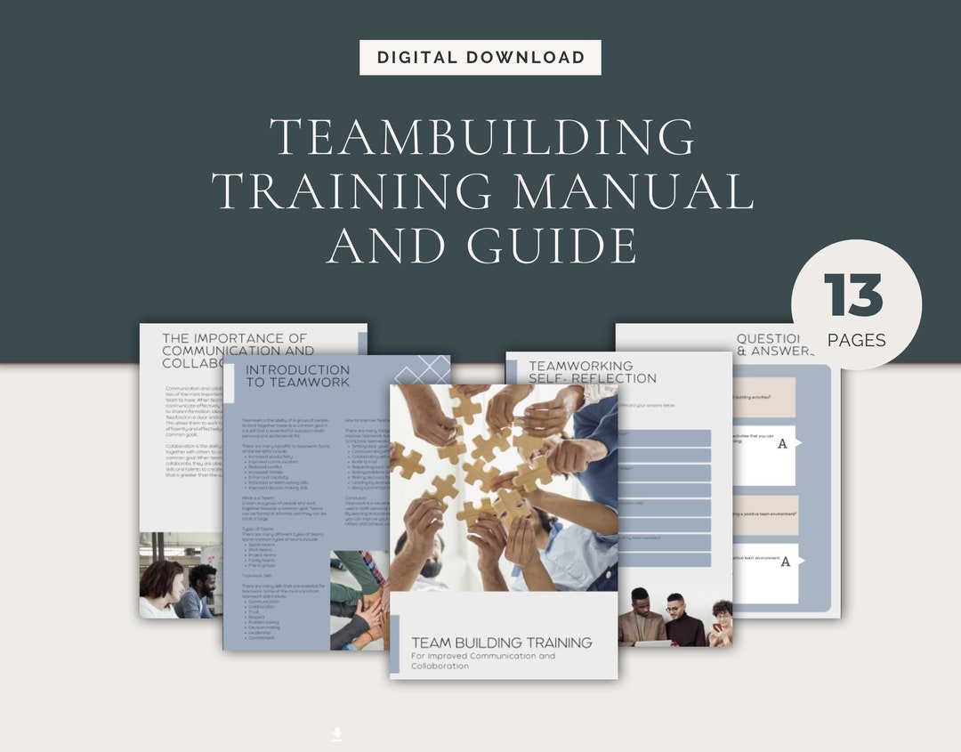 Team Building Training Guide Communication Collaboration Pdf