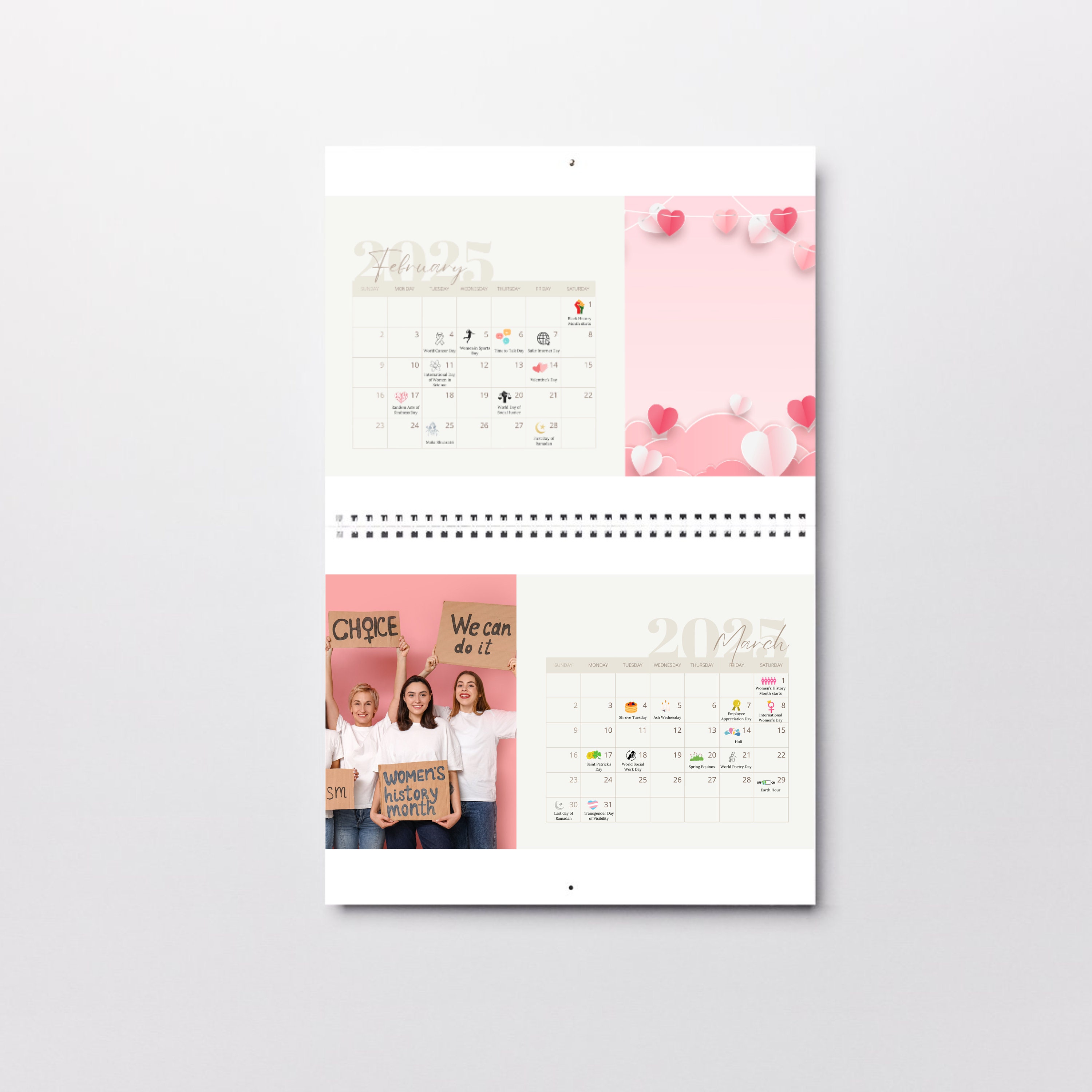 Employee Appreciation 2025 Calendar: HR Engagement Gift (PDF) - Etsy