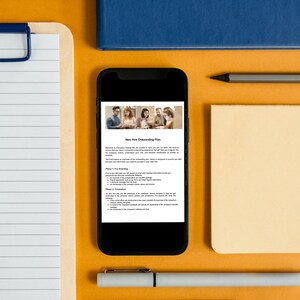 New Hire Onboarding Plan | Guide and Template | Employee Orientation ...