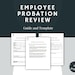 Employee Probation Review | Guide and Template | HR Tools and Templates ...