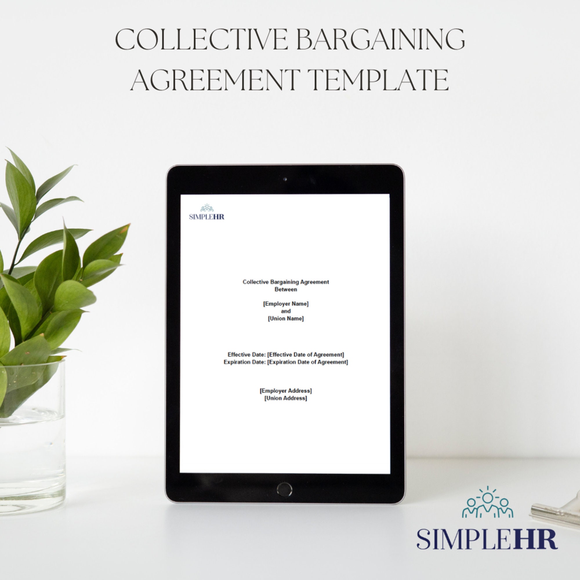 Collective Bargaining Agreement Template | Labour Relations| Employment ...