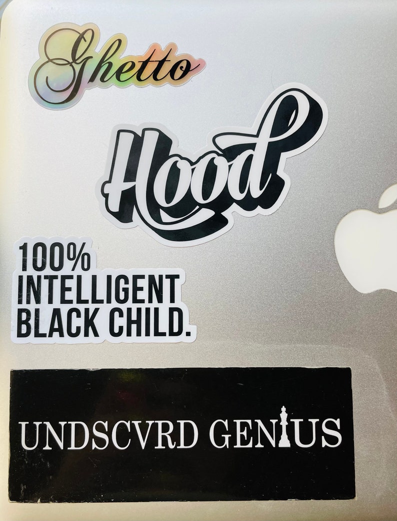 Im ghetto in Cursive Sticker - Etsy