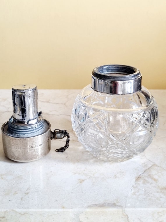Atomiser sterling silver and cut glass (Not working )… - Gem