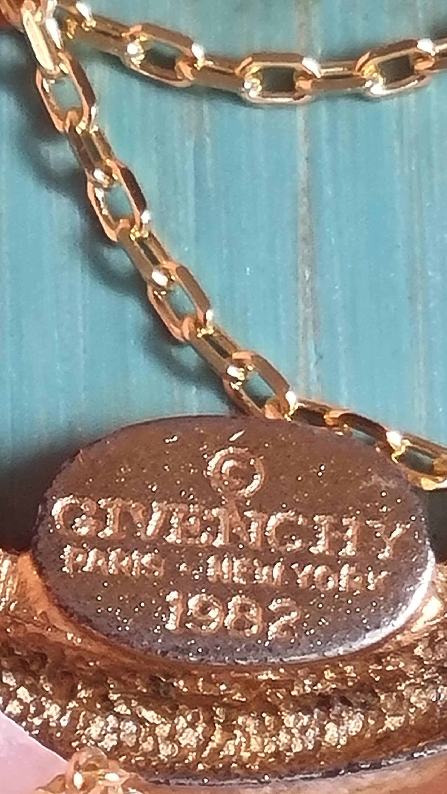 1982 Vintage Givenchy Round Pendant Necklace - Etsy