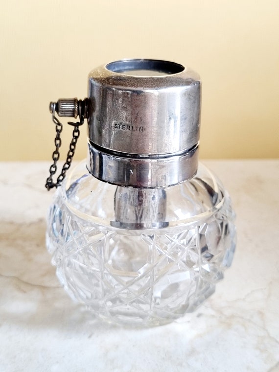 Atomiser sterling silver and cut glass (Not working )… - Gem