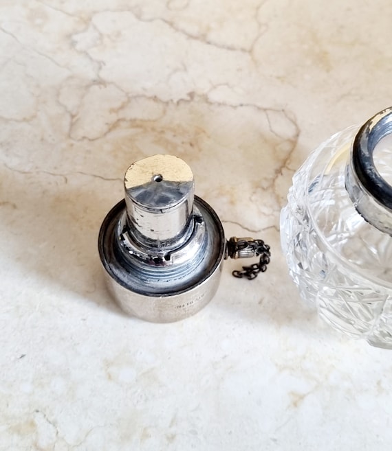Atomiser sterling silver and cut glass (Not working )… - Gem