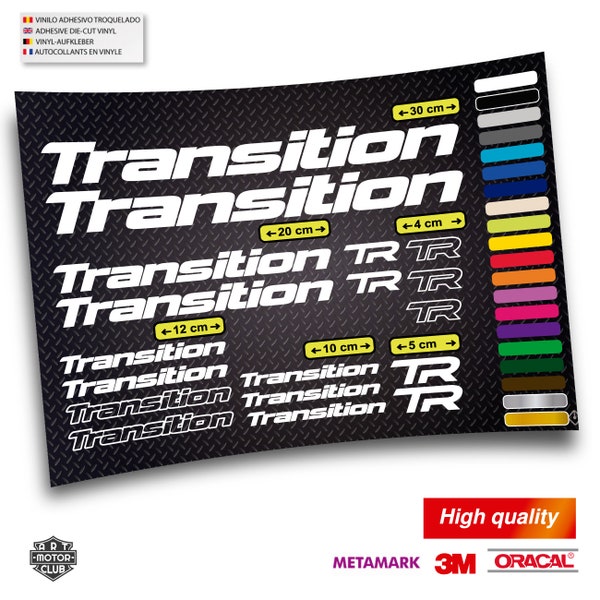 Transition Bike Decals - Etsy