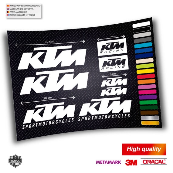 Ktm Adhesive Vinyls for Motorcycle - Etsy