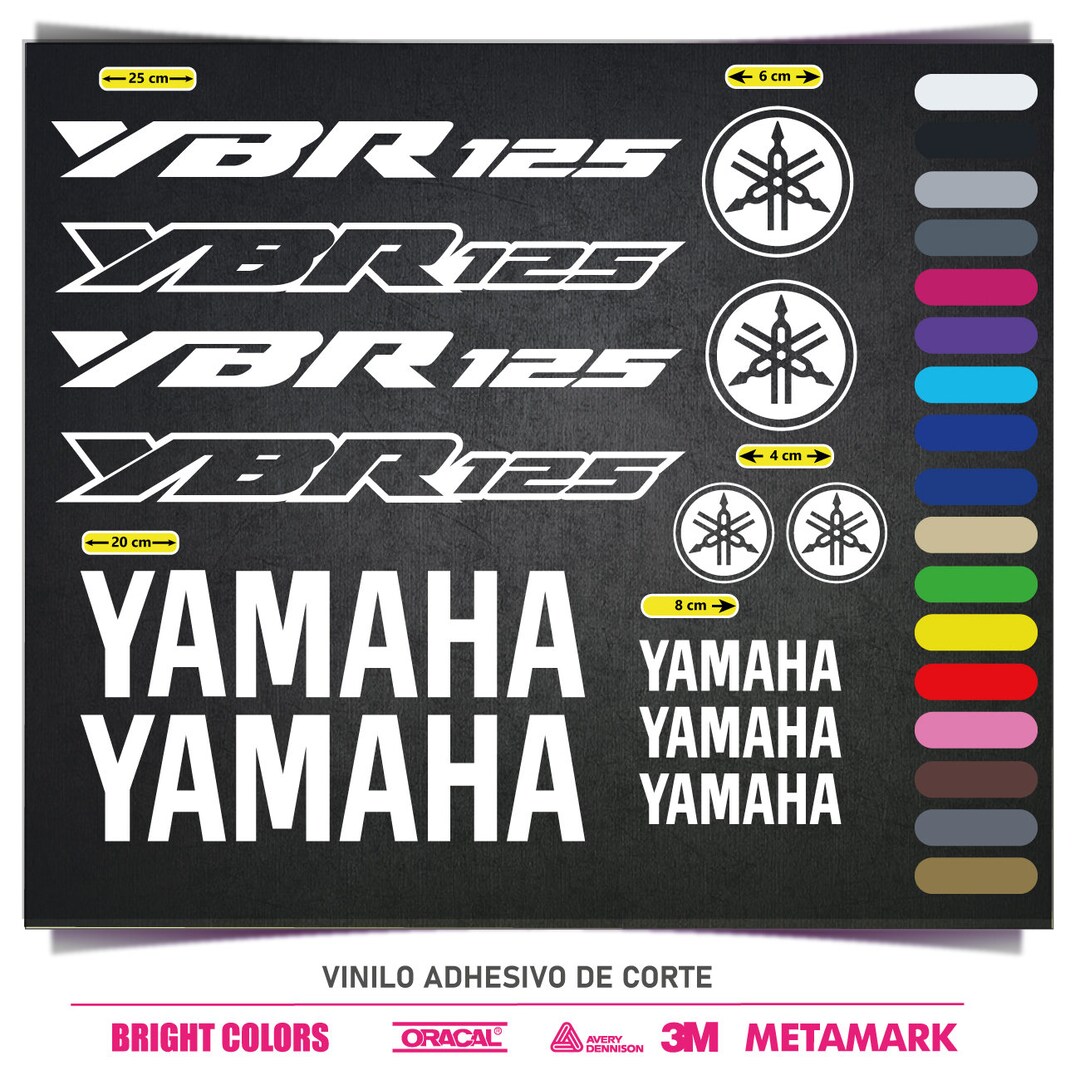 Yamaha Ybr 125 Motorcycle Stickersdecal Vinilos Adesivi - Etsy