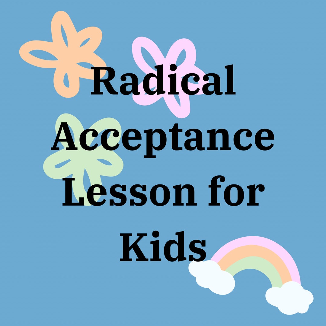 Radical Acceptance Practice for Kids - Etsy