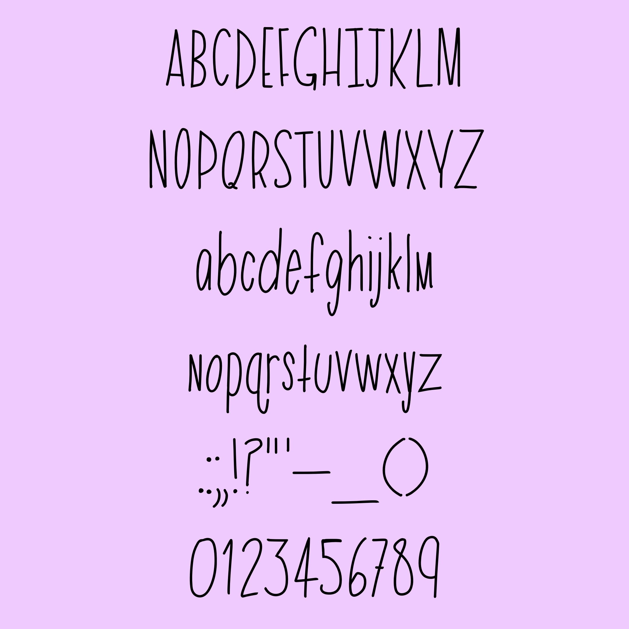 Tall Sarah - Handwriting Style Font - Etsy