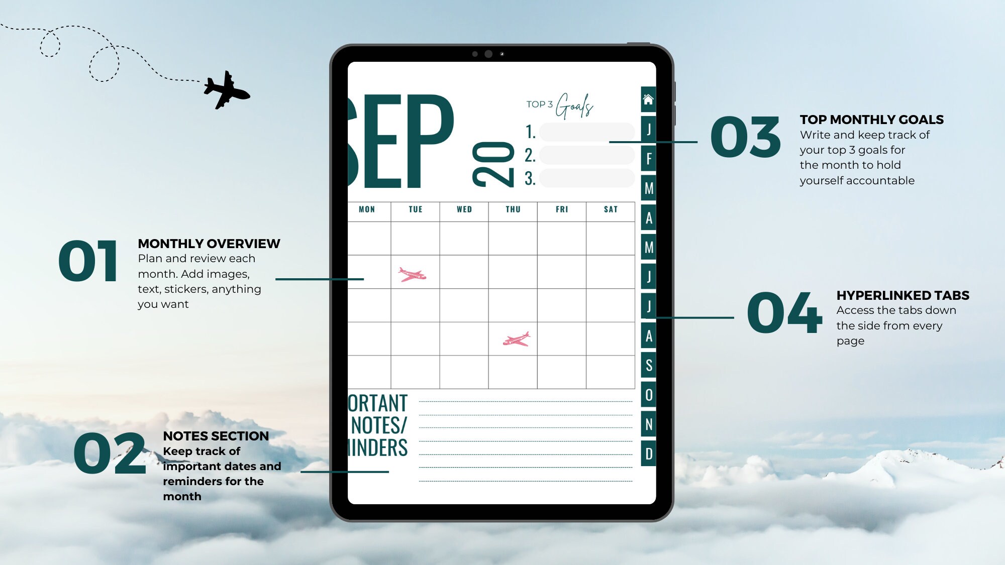 The Ultimate Digital Planner Goodnotes Planner iPad Planner - Etsy