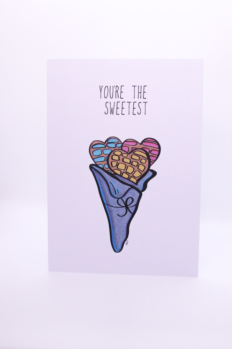 Youre the Sweetest concha/bouquet/ Greeting Card - Etsy