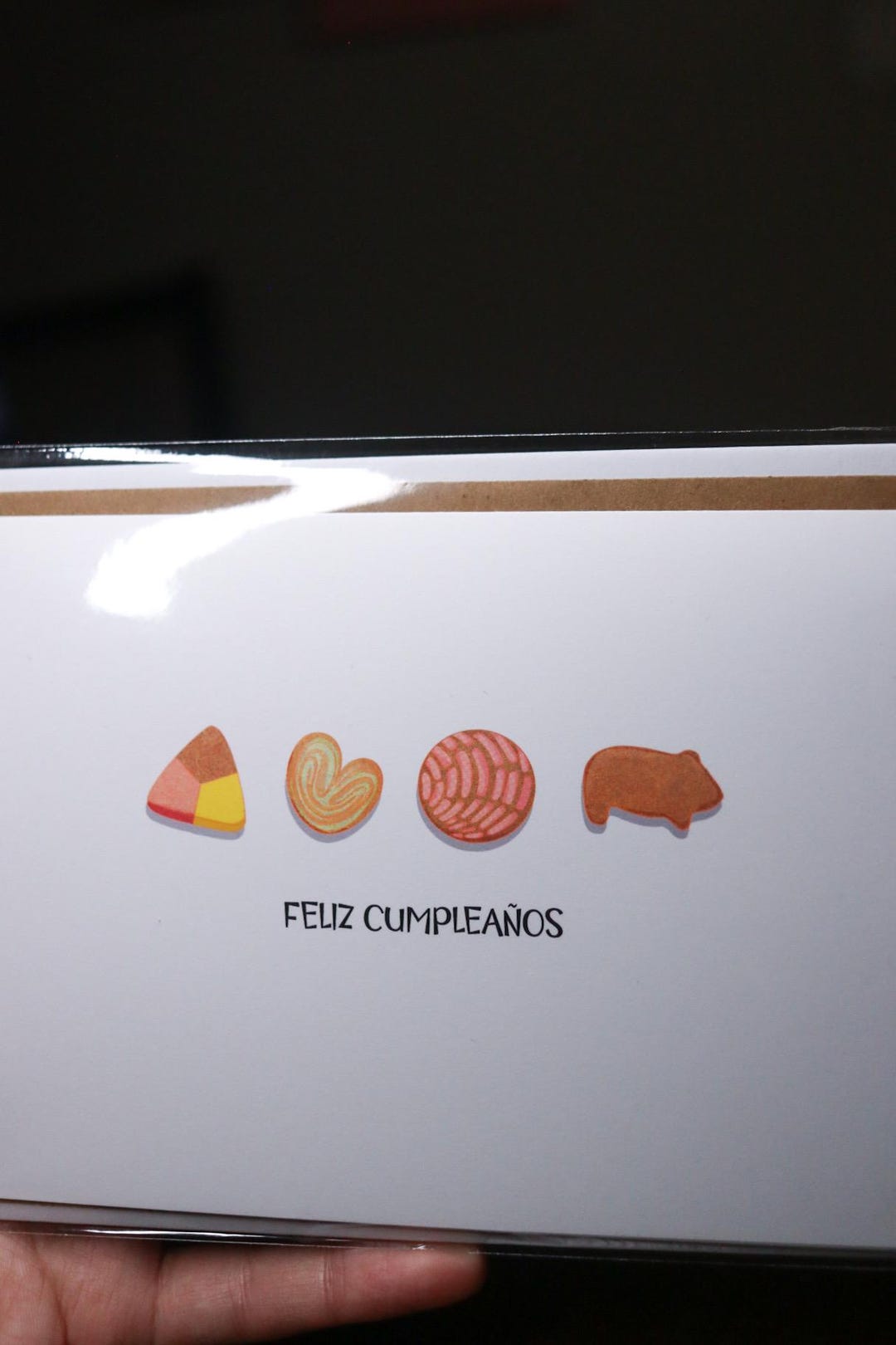 Happy Birthday/ Baking/ Concha/ Pan Dulce/ Greeting Card With Self Seal ...