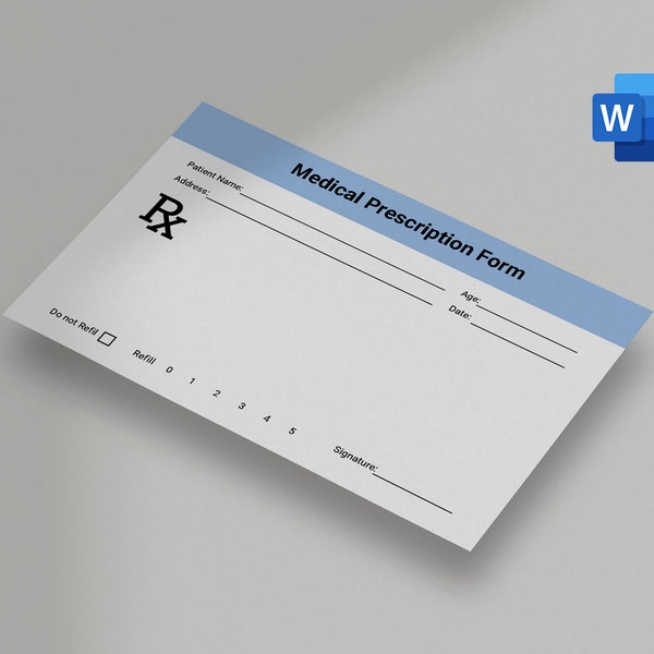 Prescription Pad Png - Etsy