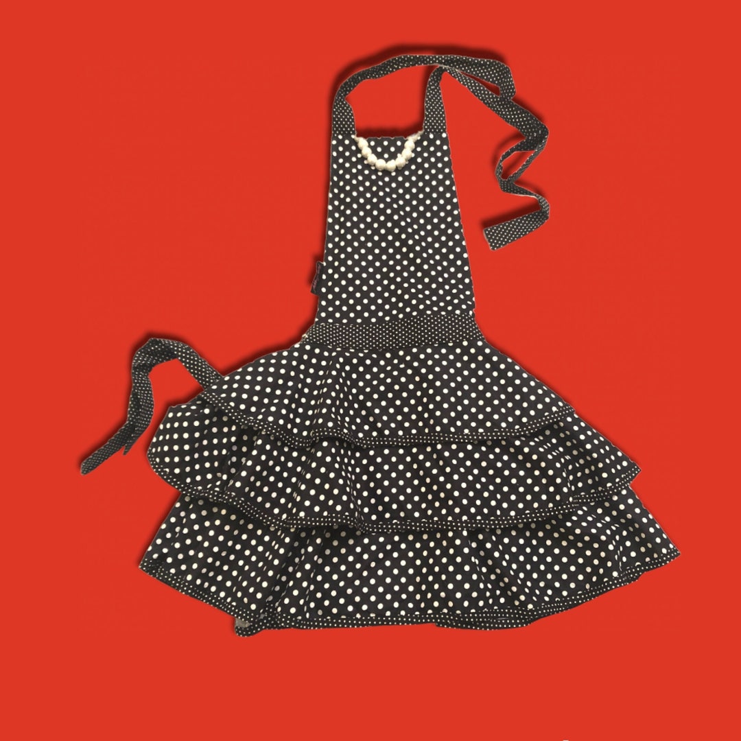 Lucy Little Black Dress Hand-sewn Apron - Etsy