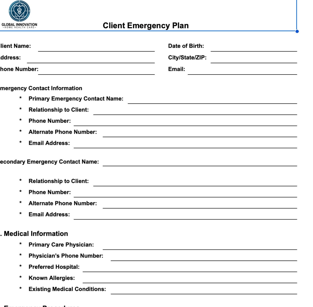 Complete Home Health Care Management Excel Templates – Organize Your ...