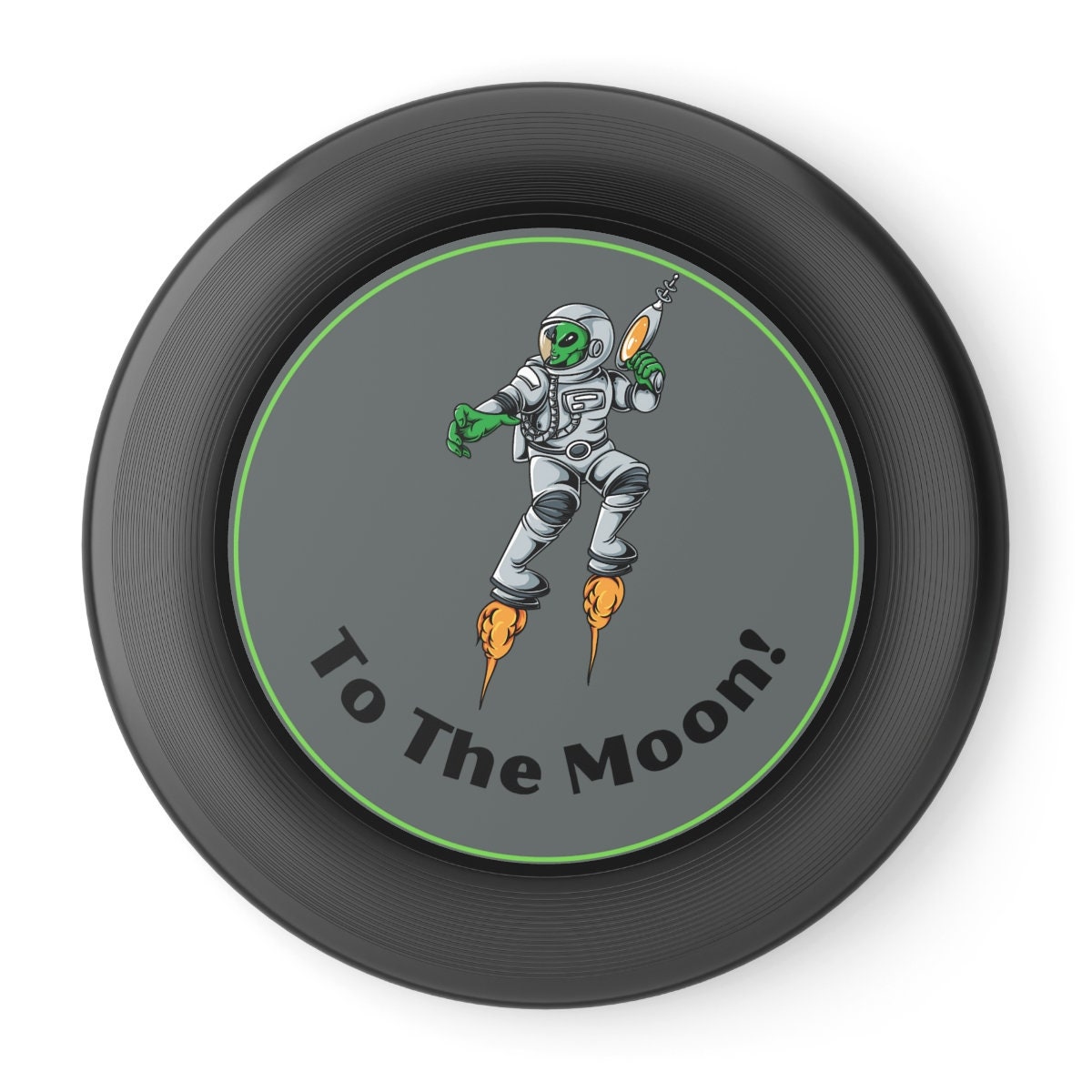 Alien Blast off -- to the Moon! Real Frisbee by Wham-o --- Five Colors ...