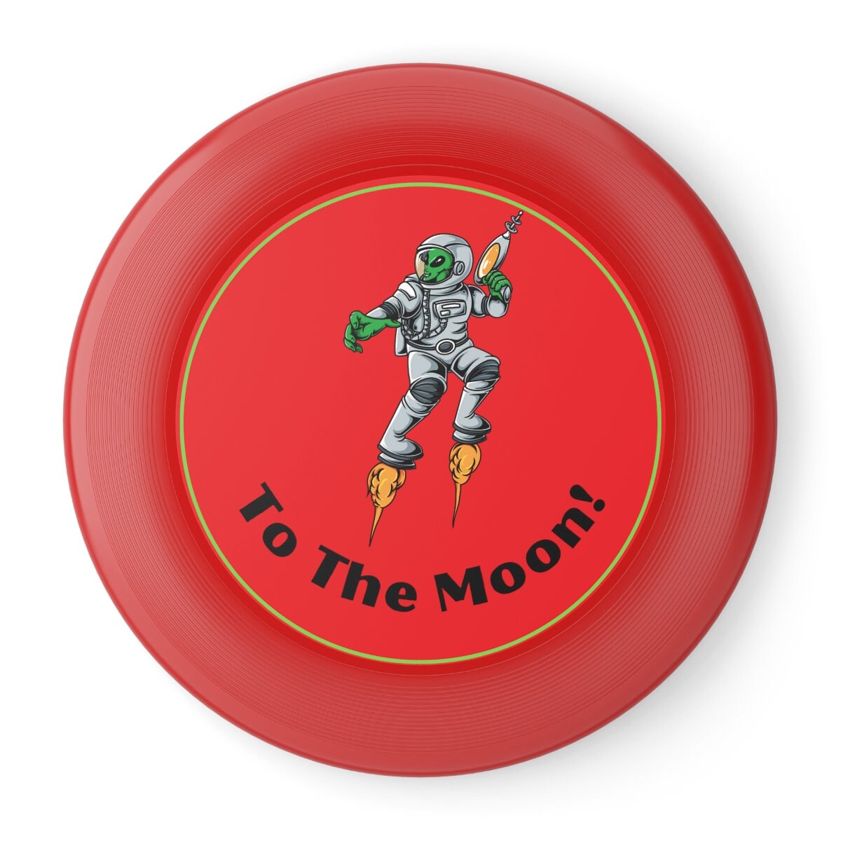 Alien Blast off -- to the Moon! Real Frisbee by Wham-o --- Five Colors ...