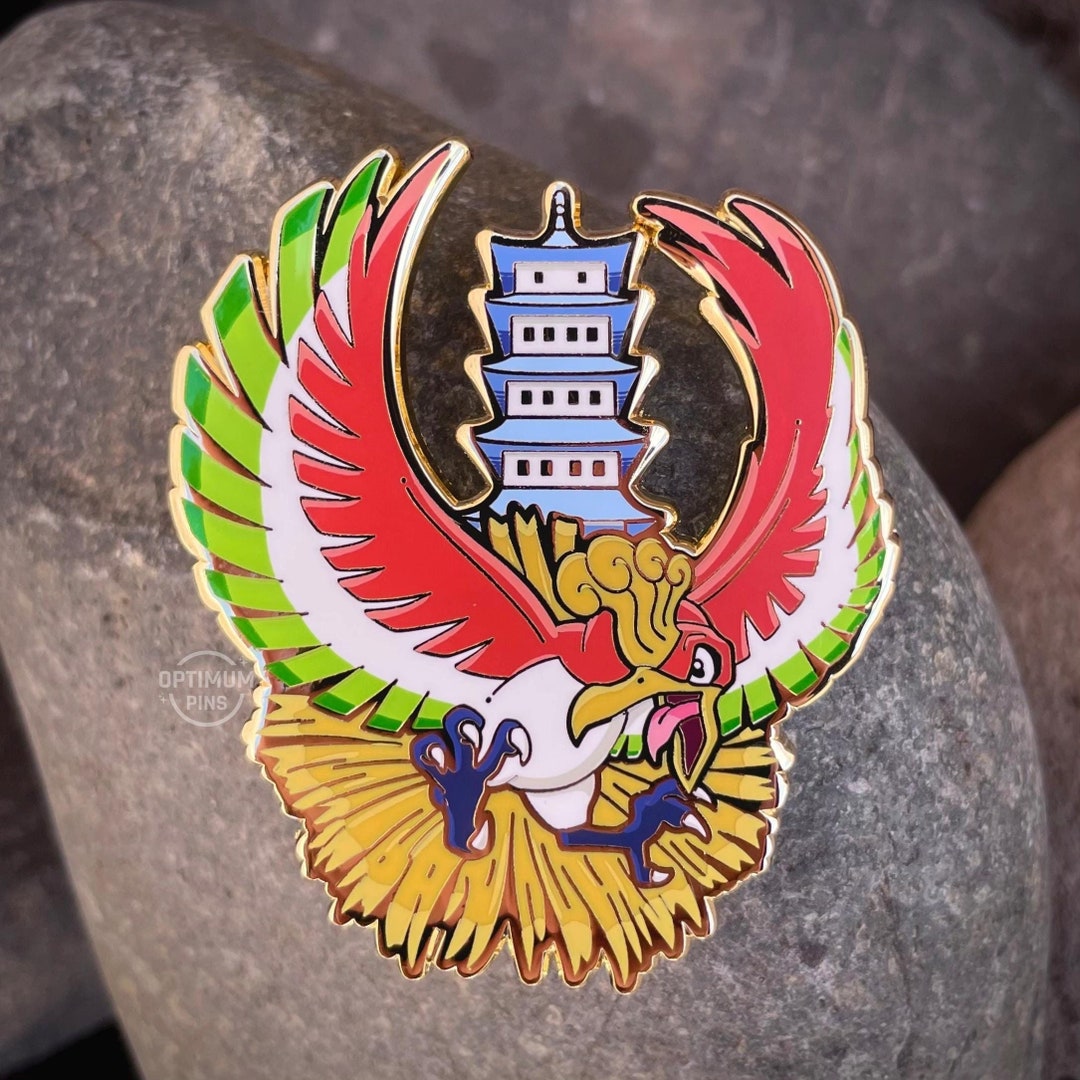 Ho-oh Pokemon Enamel Pin, Hat Pin, Lapel Pin - Etsy