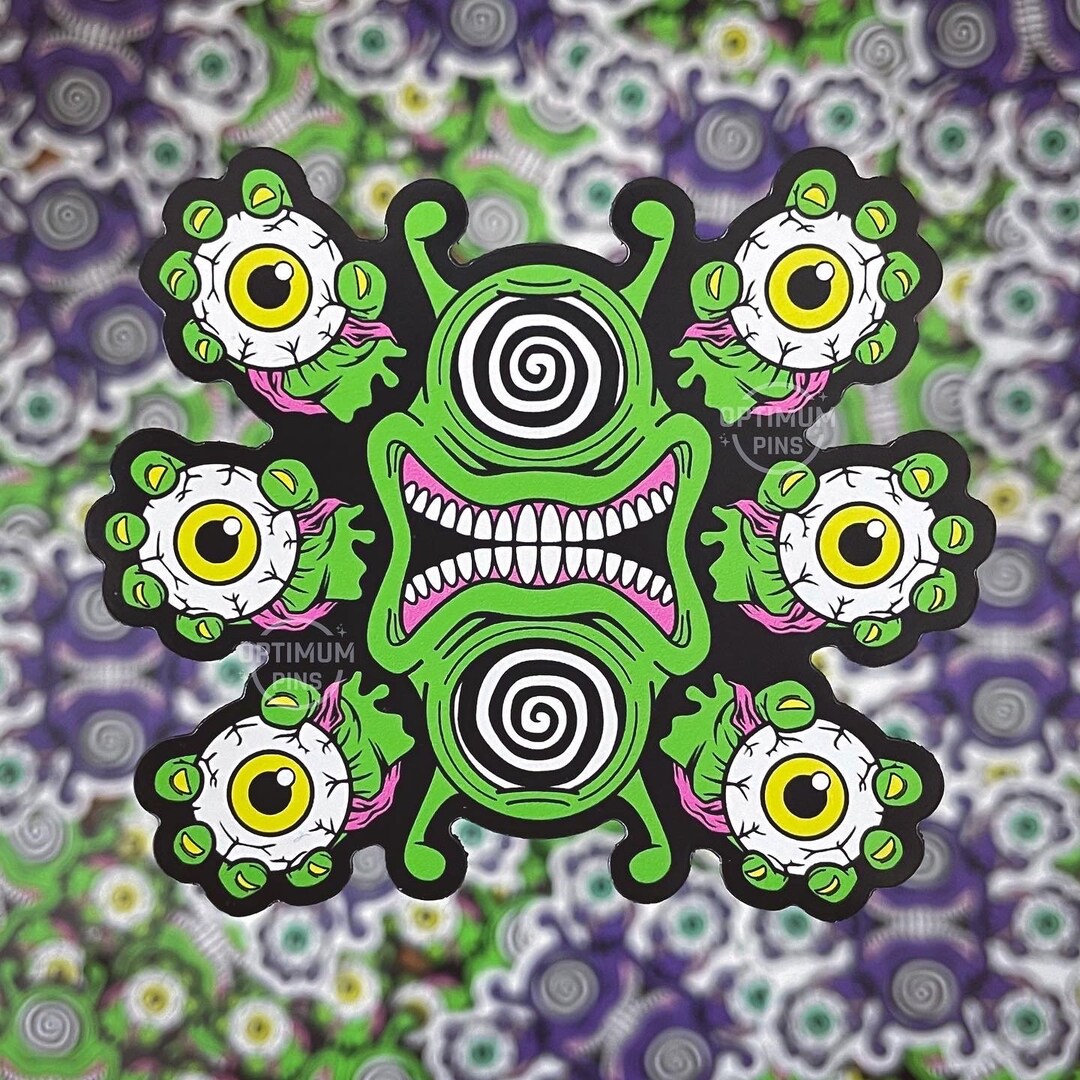 Cyclops Alien EDM Sticker & Magnet - Etsy