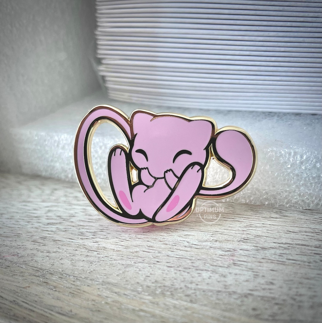 Mew Pokemon Enamel Pin, Lapel Pin, Hat Pin - Etsy