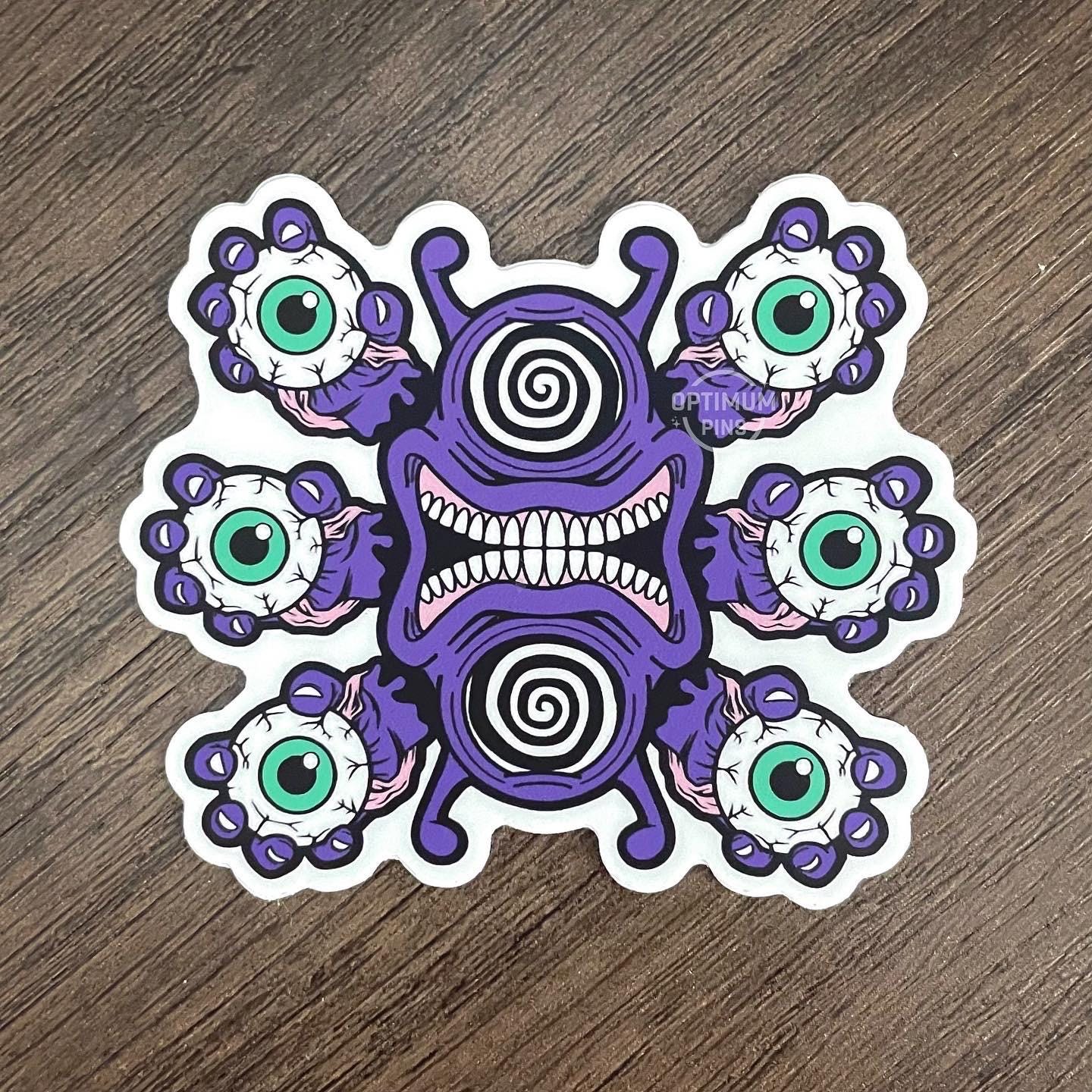 Cyclops Alien EDM Sticker & Magnet - Etsy