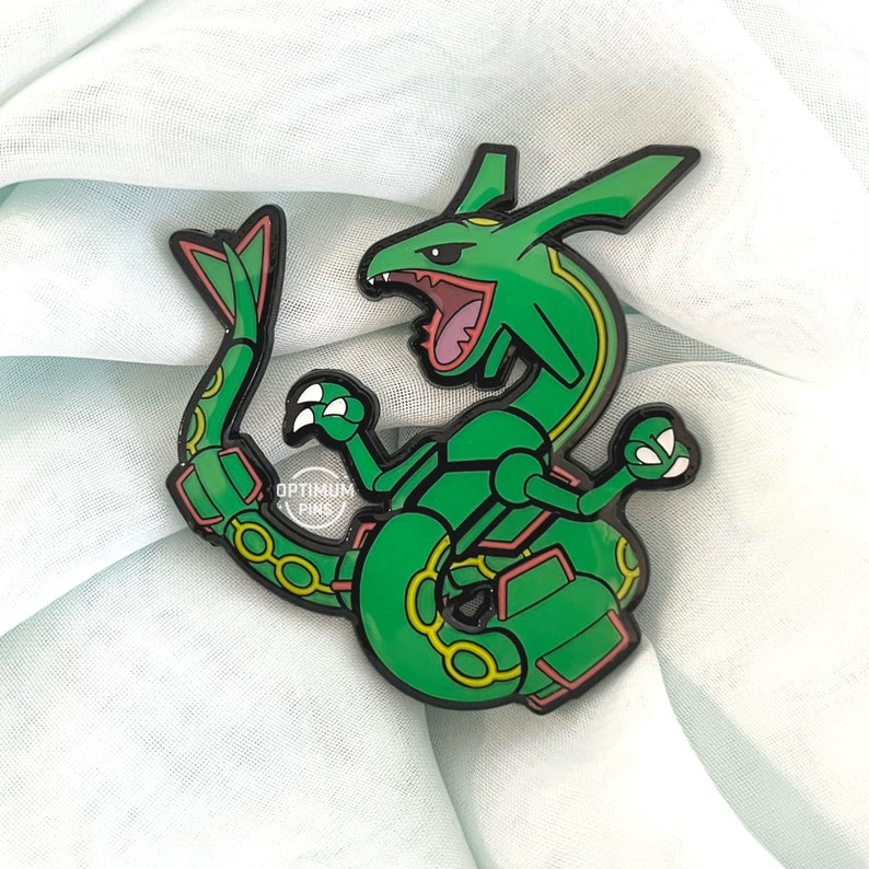 Rayquaza Pokemon Enamel Pin Lapel Pin Hat Pin - Etsy