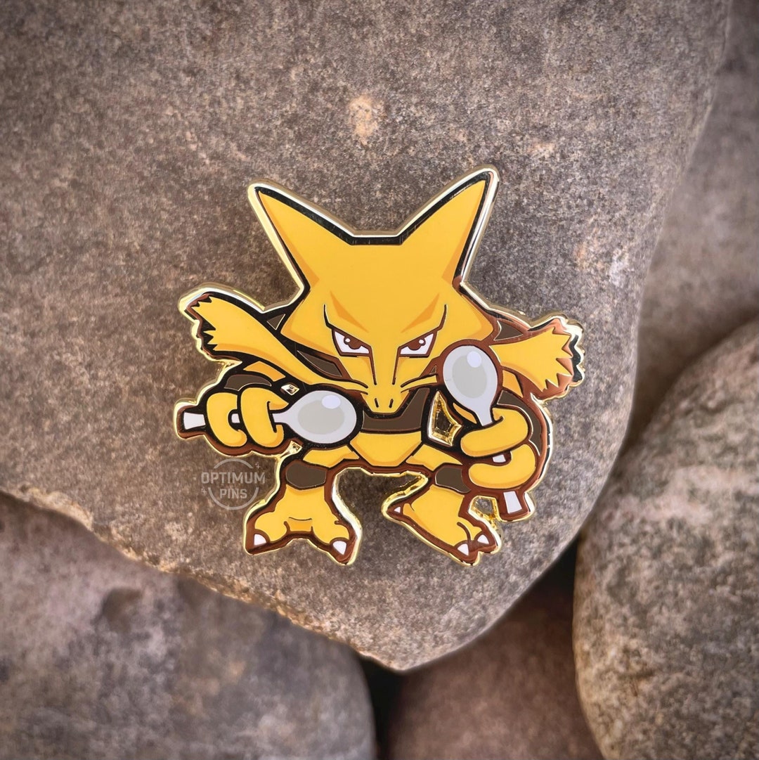 Alakazam Pokemon Enamel Pin, Lapel Pin, Hat Pin - Etsy