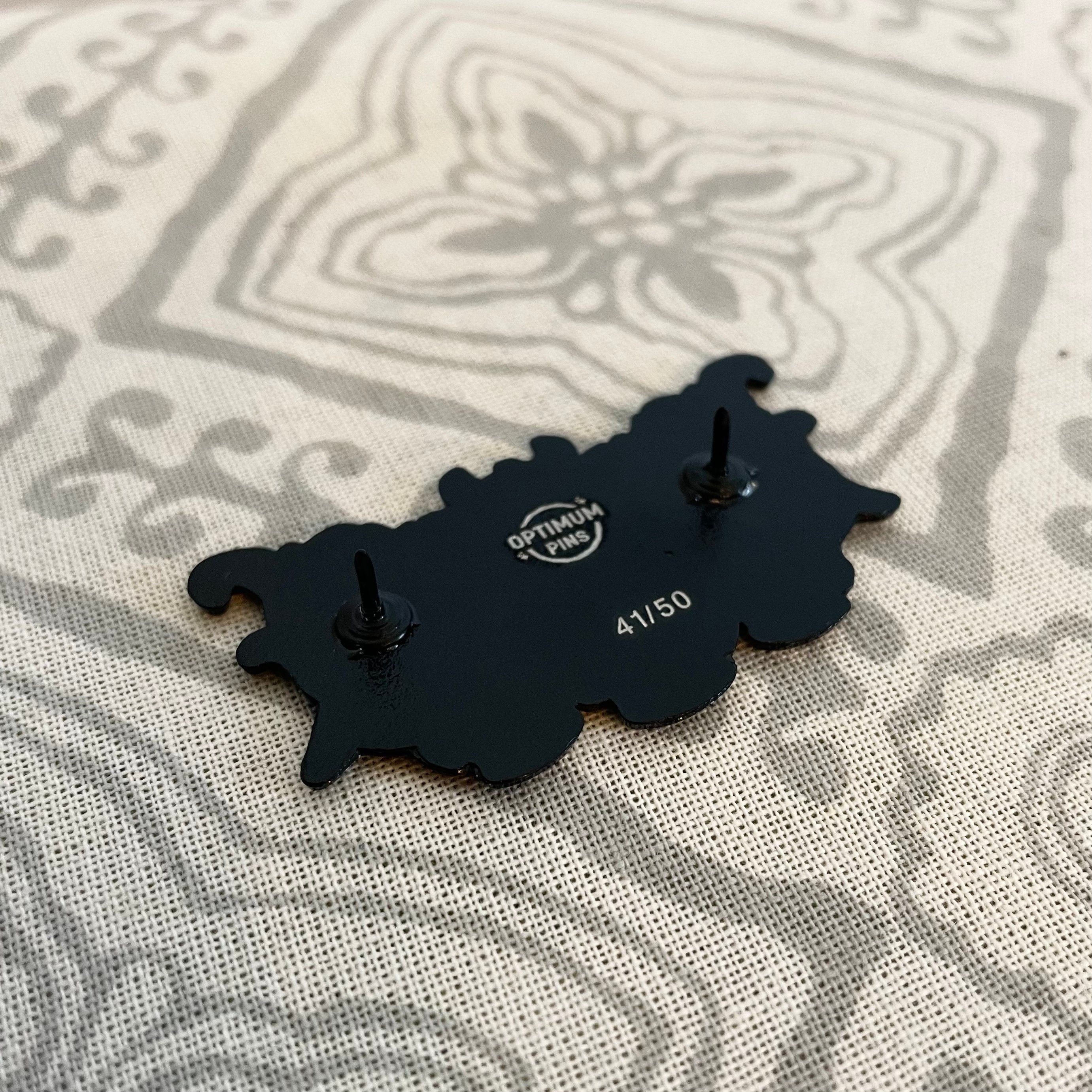 Svdden Death EDM Enamel Pin, Lapel Pin, Hat Pin - Skulls - Etsy
