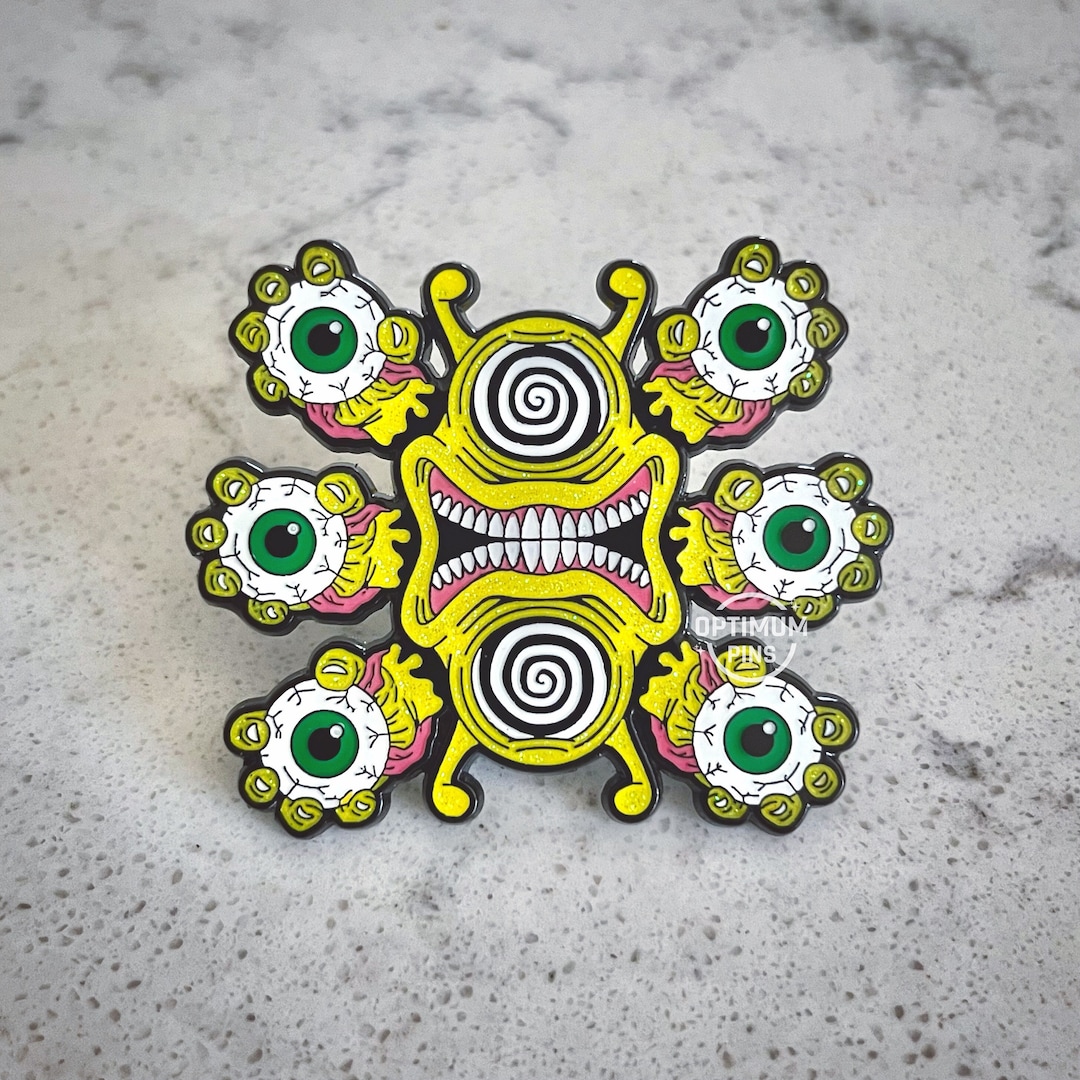 Cyclops Alien Enamel Pin: EDM Dubstep Lapel Pin - Etsy