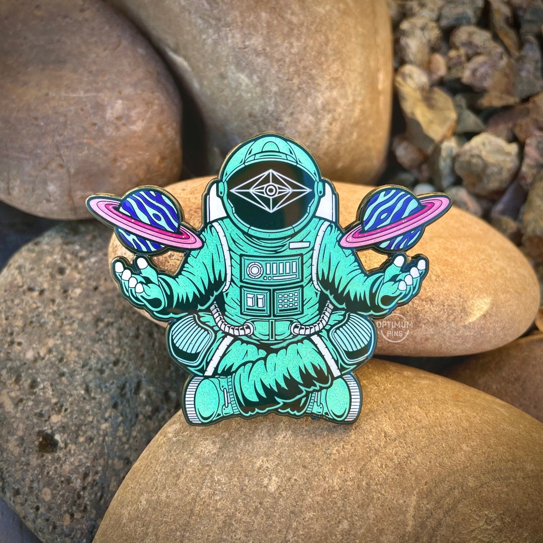 SLANDER Astronaut Enamel Pin, EDM Hat Pin - Etsy