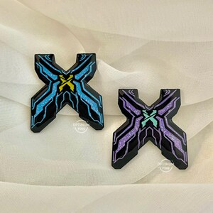 X Enamel Pin | EDM Pins | Hat Pins - Etsy