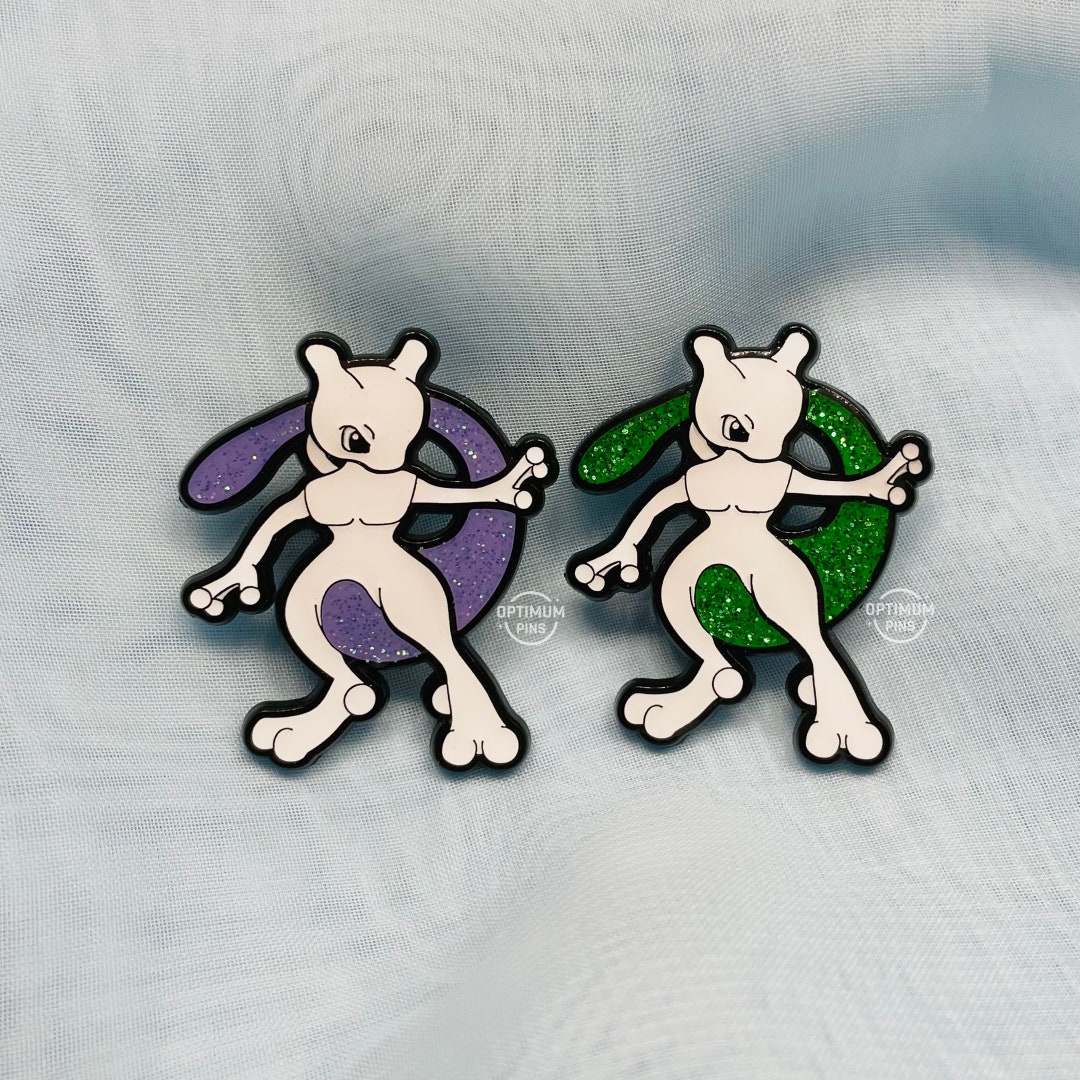 Mewtwo Legendary Pokemon Enamel Pin, Lapel Pin, Hat Pin - Etsy