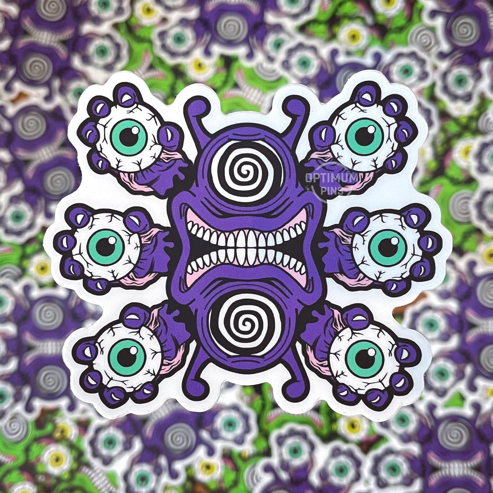 Cyclops Alien EDM Sticker & Magnet - Etsy