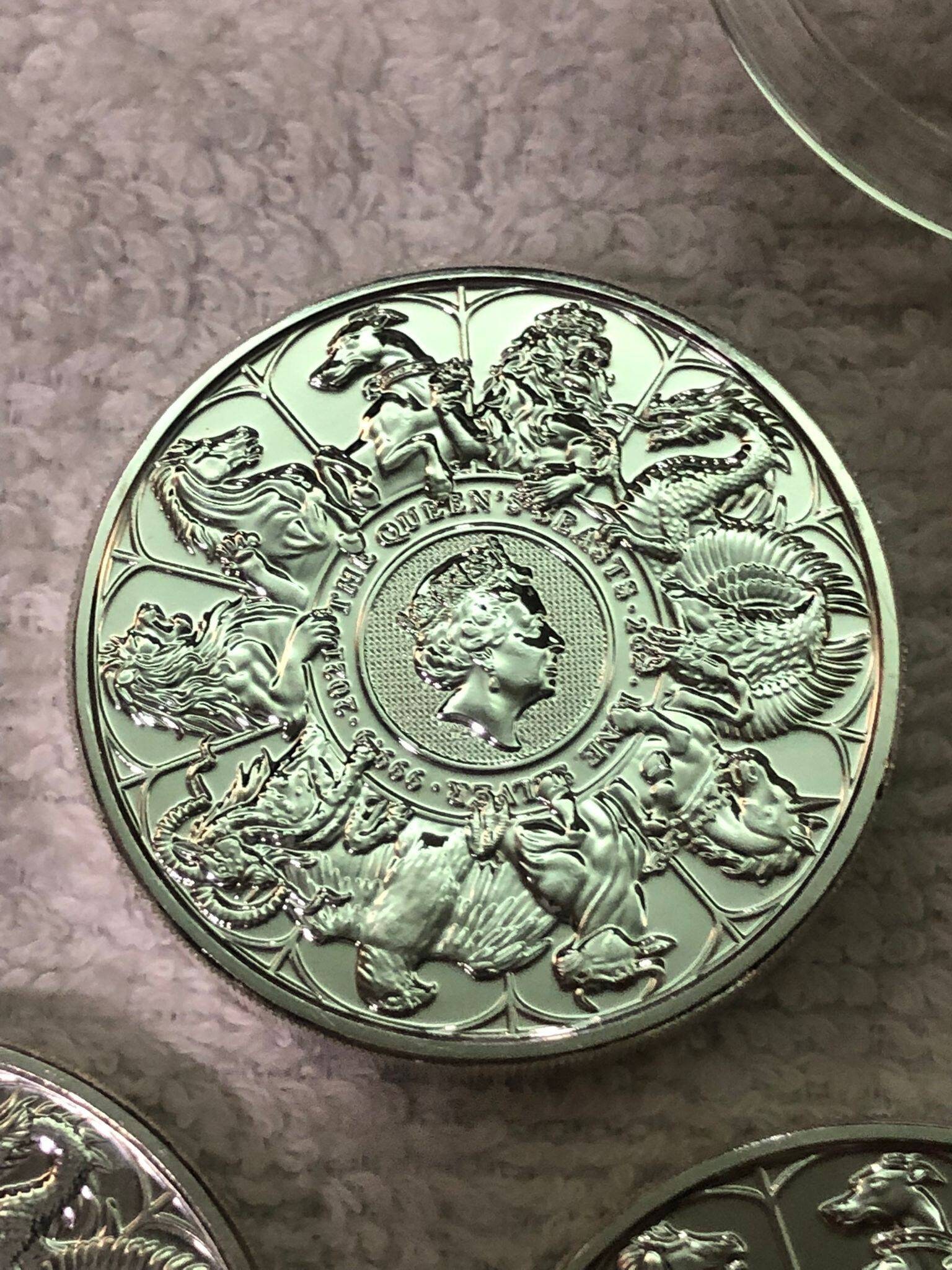 2021 Queen Beasts Completer 2oz Silver Coin 2-3 Weeks - Etsy