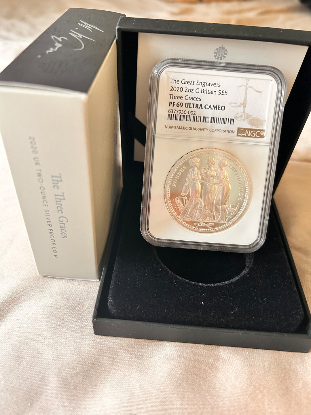 2020 UK Royal Mint Three Graces Two-ounce Silver Proof Coin - Etsy