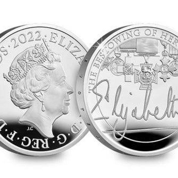 Queen Elizabeth Ii Silver Proof Coin - Etsy