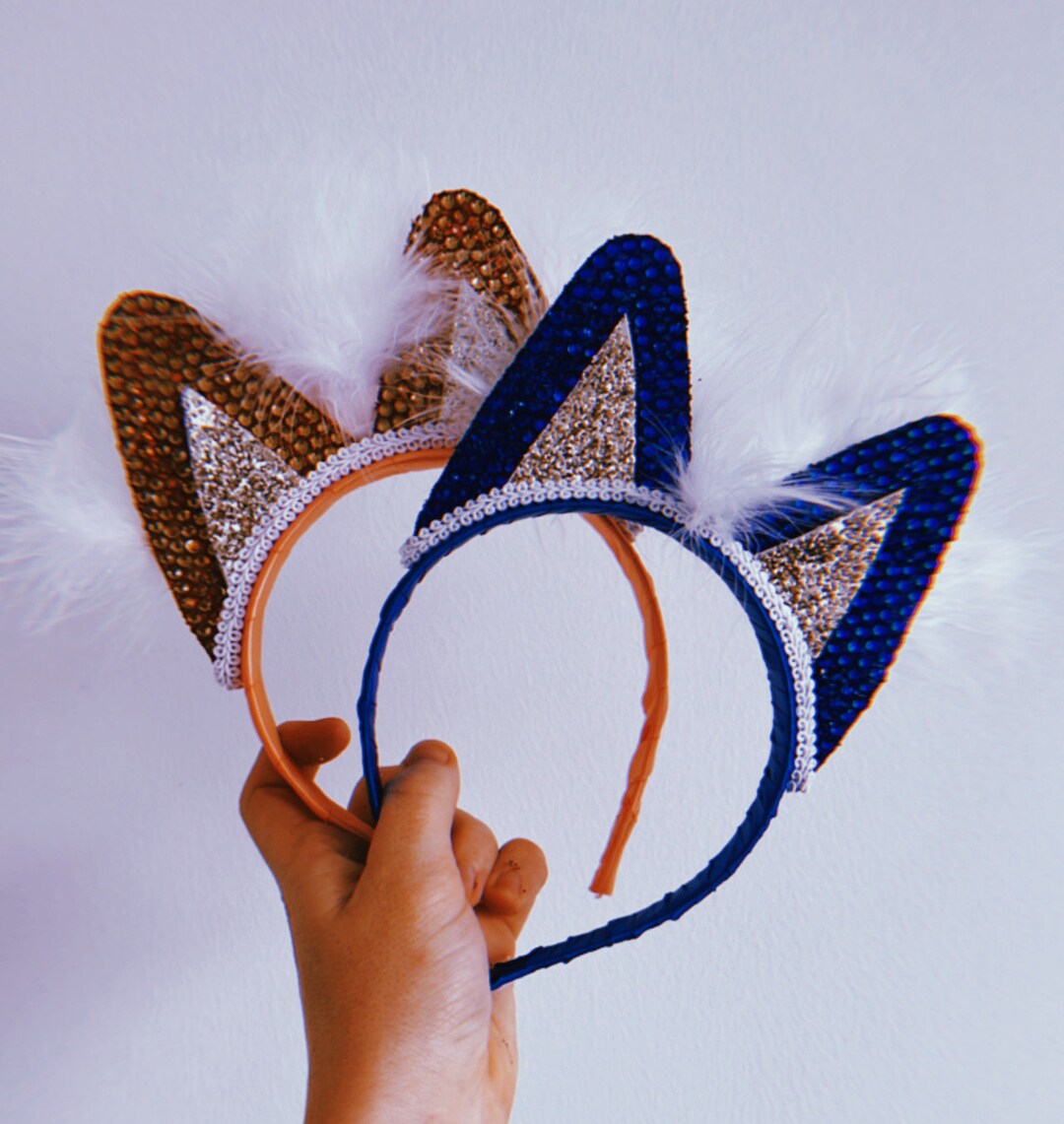 BLUEY & BINGO EARS With Rhinestones Children Birthday Party Hat Crown ...